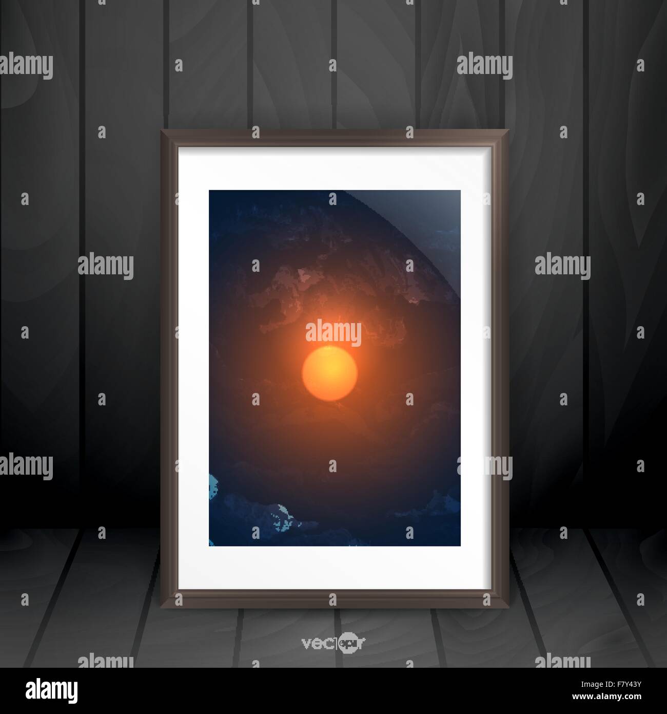 Sun and wall background Stock Vector Images - Alamy