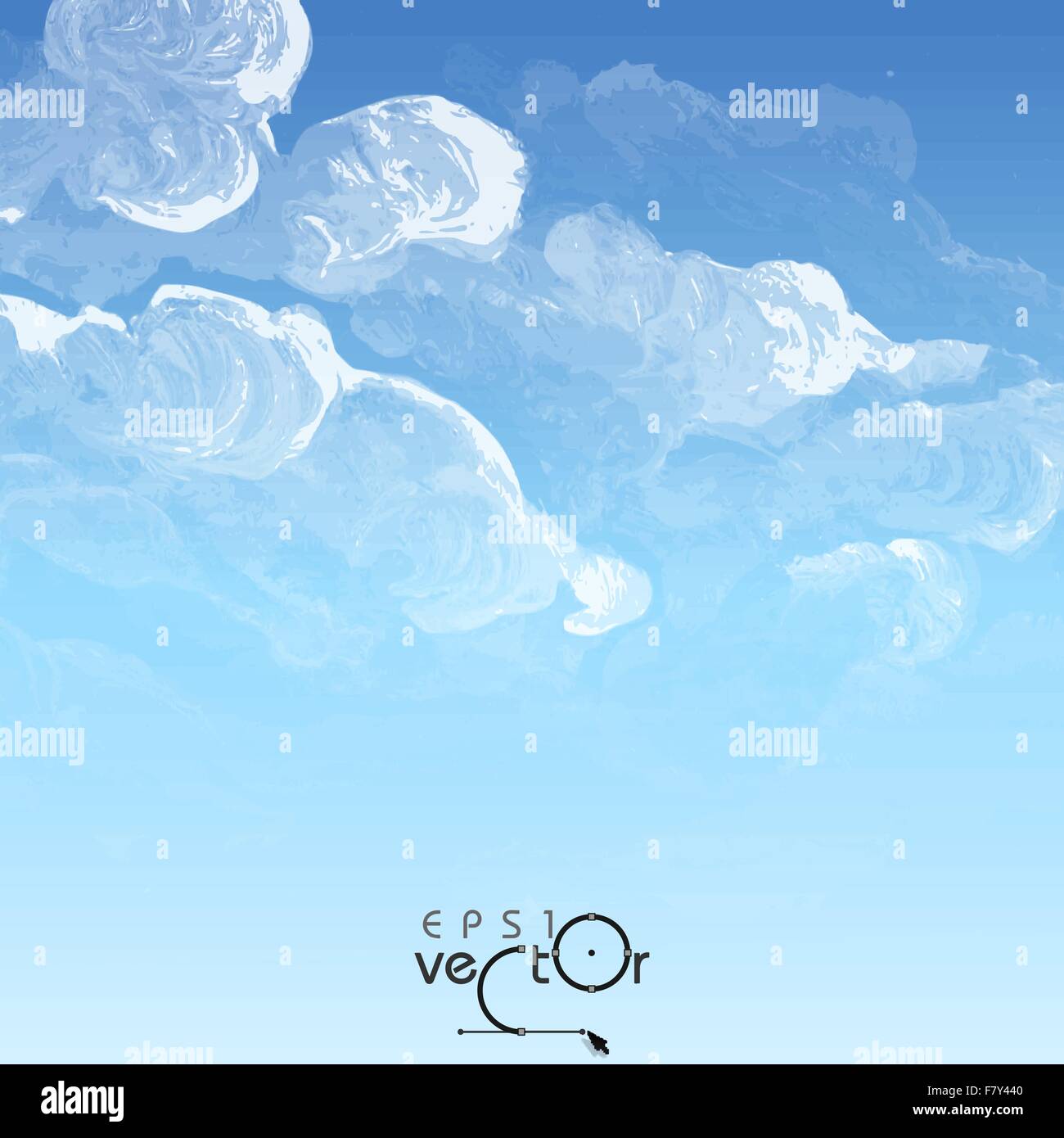 Cloud, Sky Painted Background Stock Vector Image & Art - Alamy