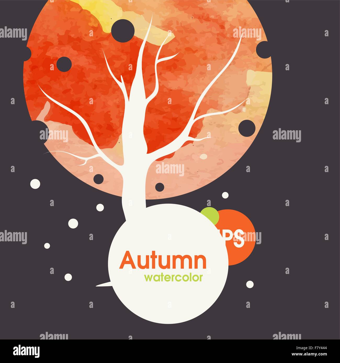 Creative Autumn Background Stock Vector Image & Art - Alamy
