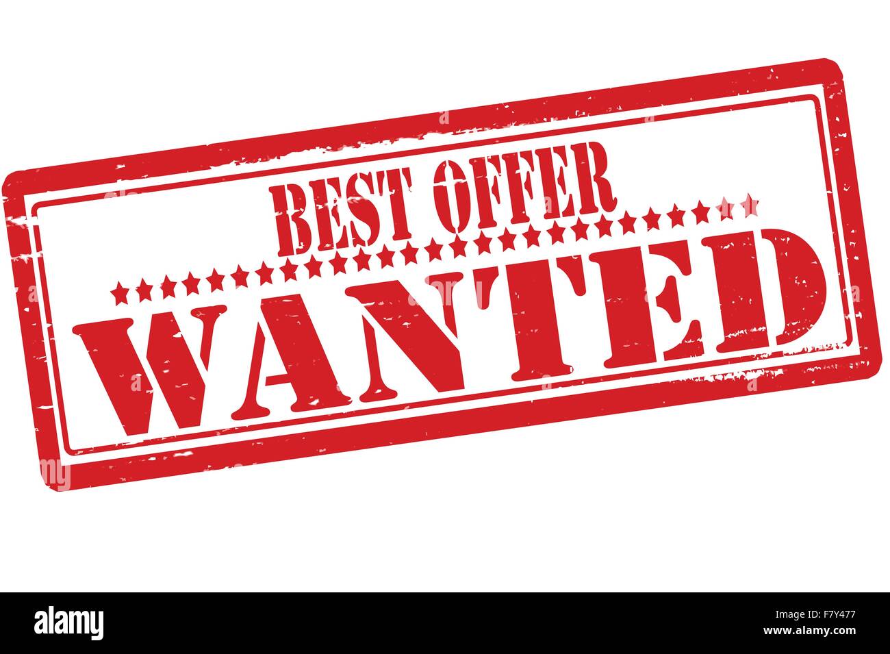 Best offer wanted Stock Vector Image & Art - Alamy