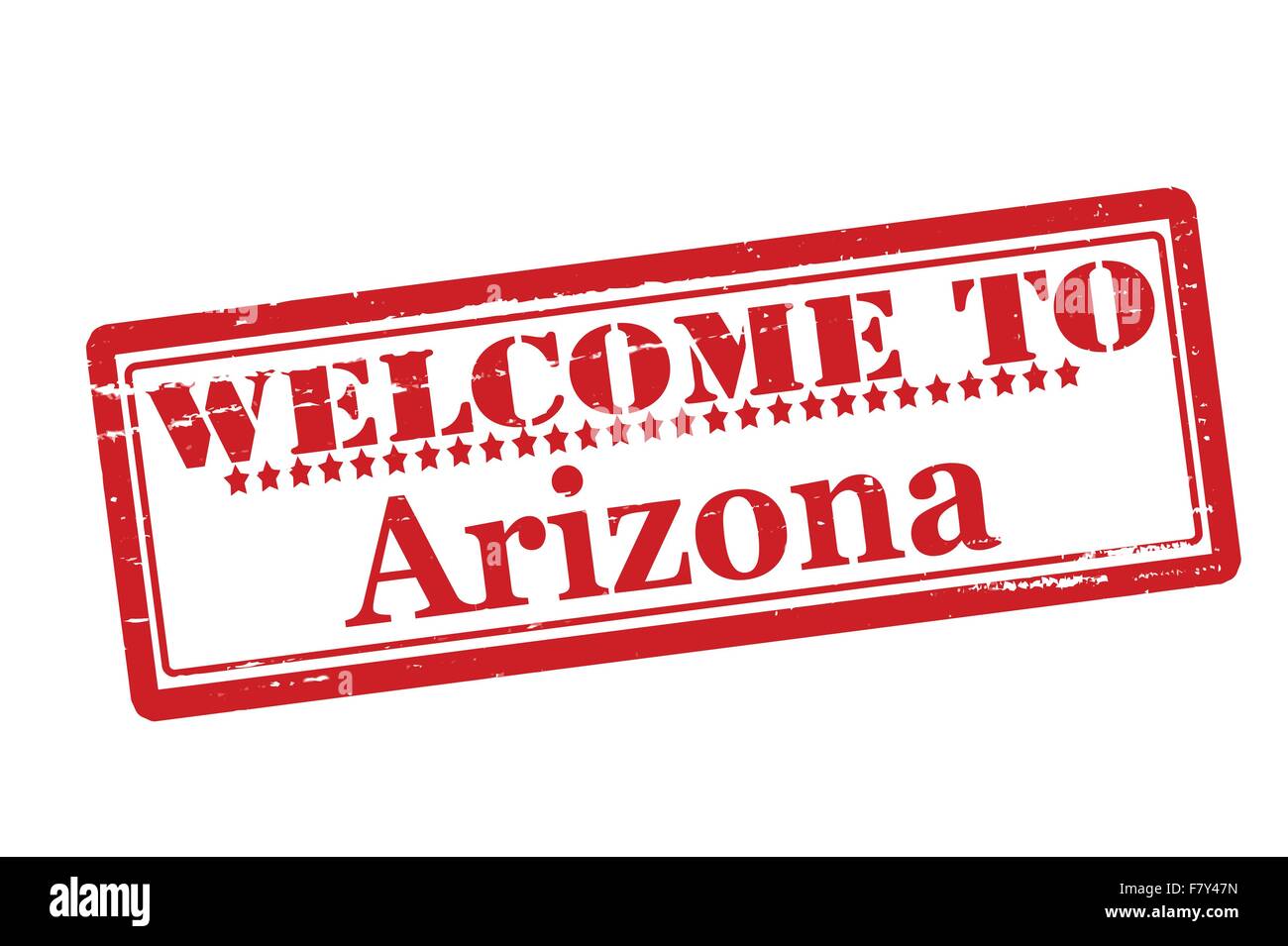 Welcome to Arizona Stock Vector Image & Art - Alamy