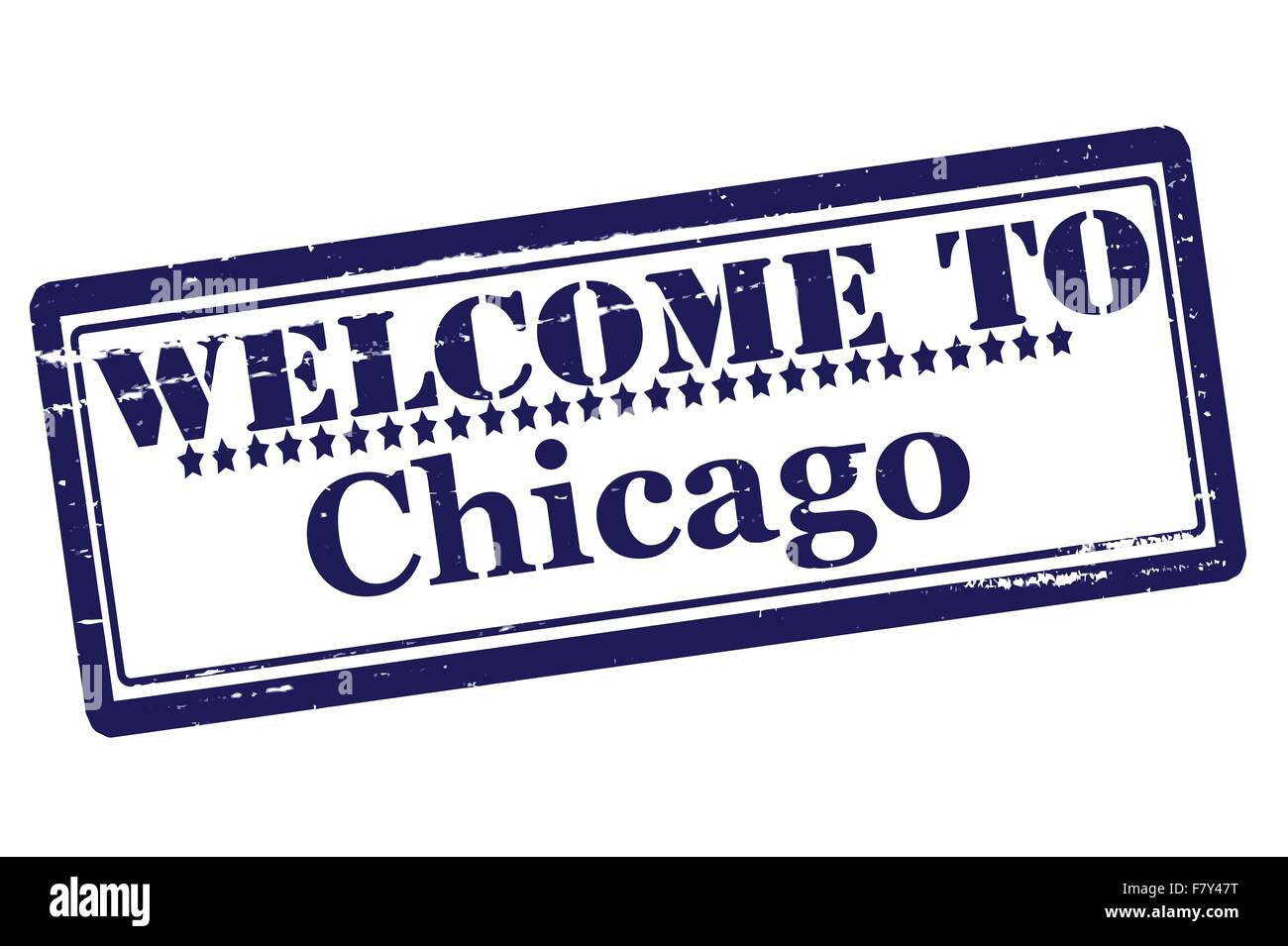 Welcome to Chicago Stock Vector Image & Art - Alamy