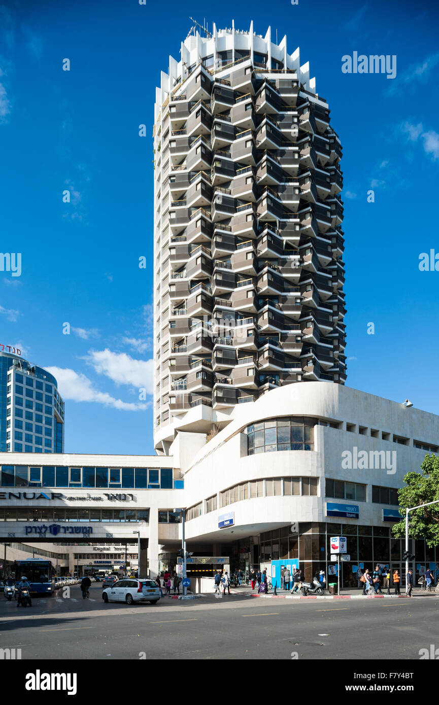 Israel, Tel Aviv, Dizengoff tower Stock Photo - Alamy