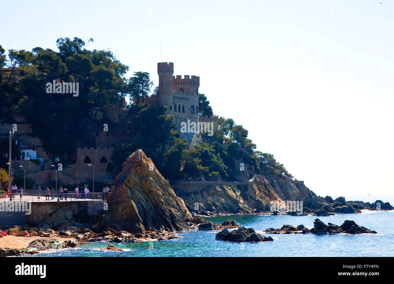 Castell d'en Plaja. Lloret de Mar, Spain Stock Photo - Alamy