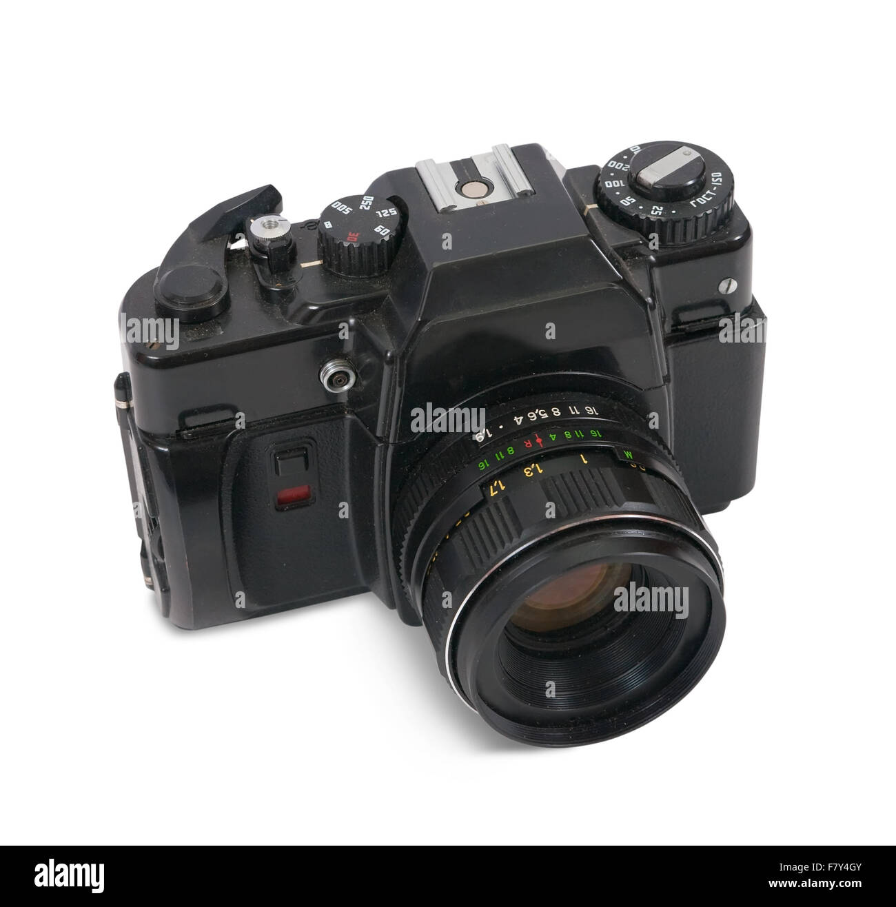 film photocamera. Isolated over white with clipping path Stock Photo ...