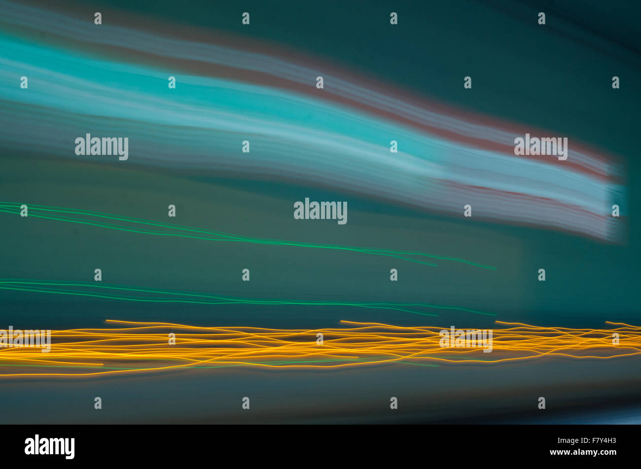 Green abstract background. Lines and curves concept of speed. Photo ...