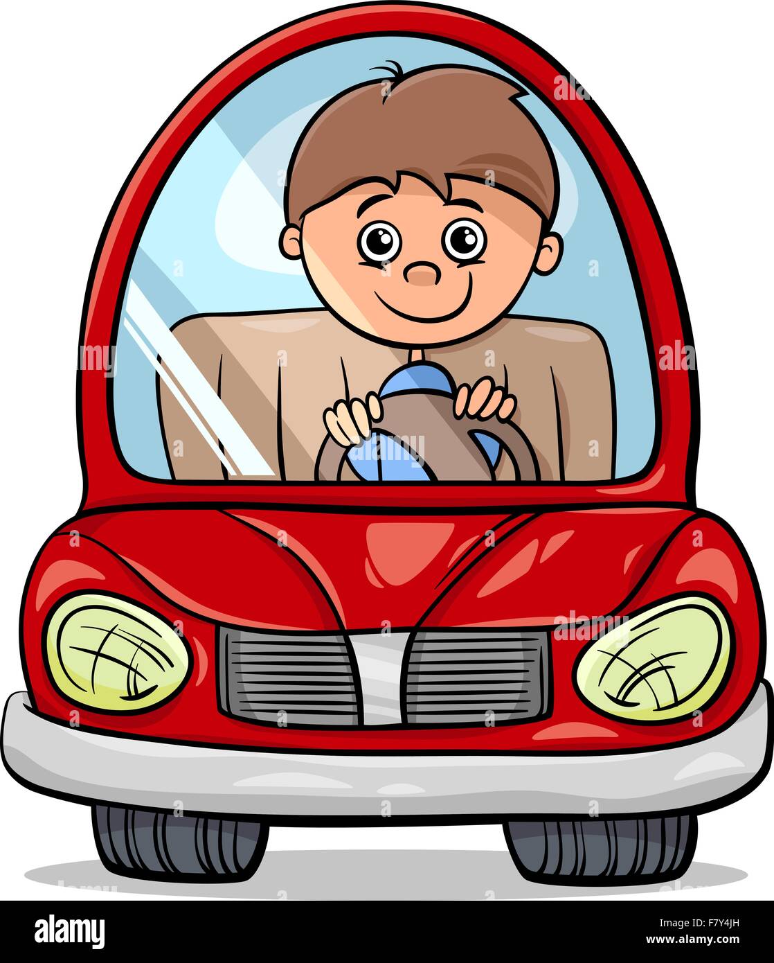 Toy car boy in Stock Vector Images - Alamy