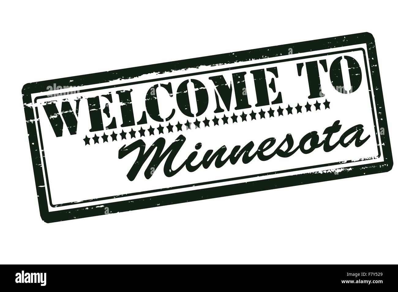 Welcome to Minnesota Stock Vector Image & Art - Alamy
