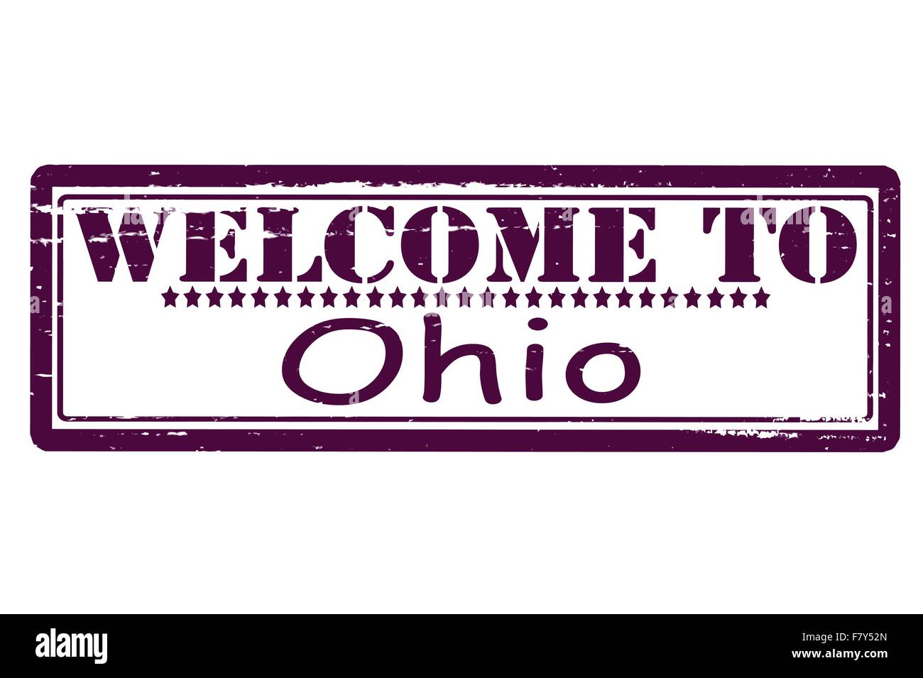 Welcome ohio sign Stock Vector Images - Alamy