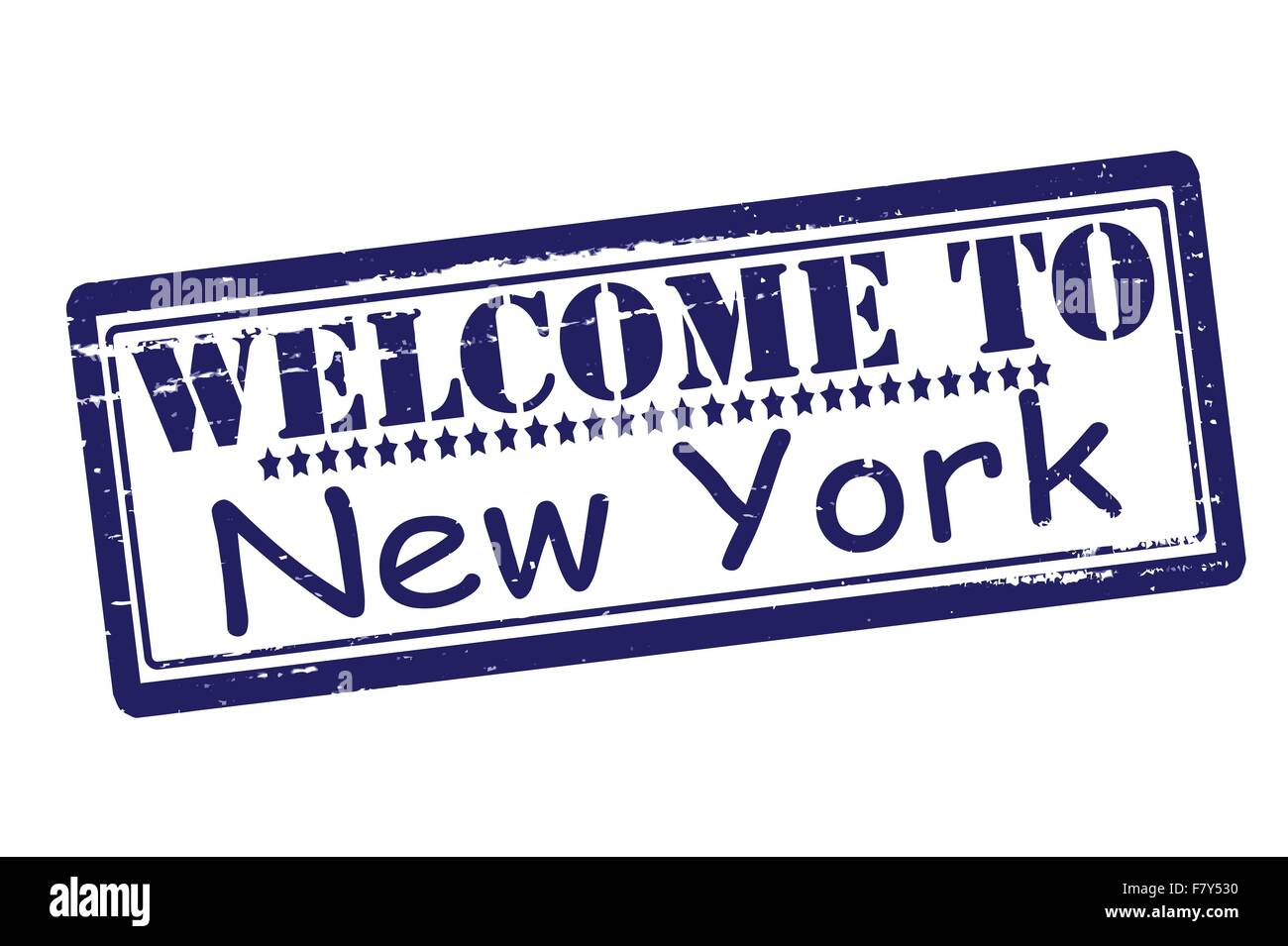 Welcome to New York Stock Vector Image & Art - Alamy