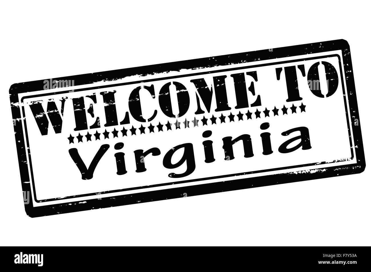 Welcome to Virginia Stock Vector Image & Art - Alamy