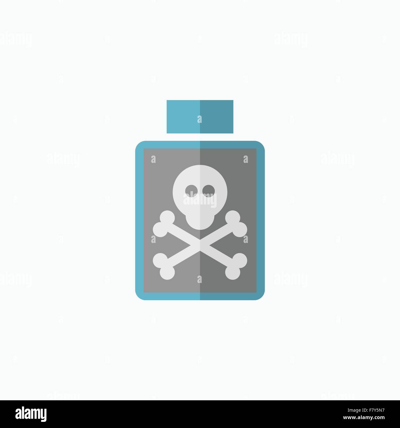 Flat medicine bottle Stock Vector Images - Alamy