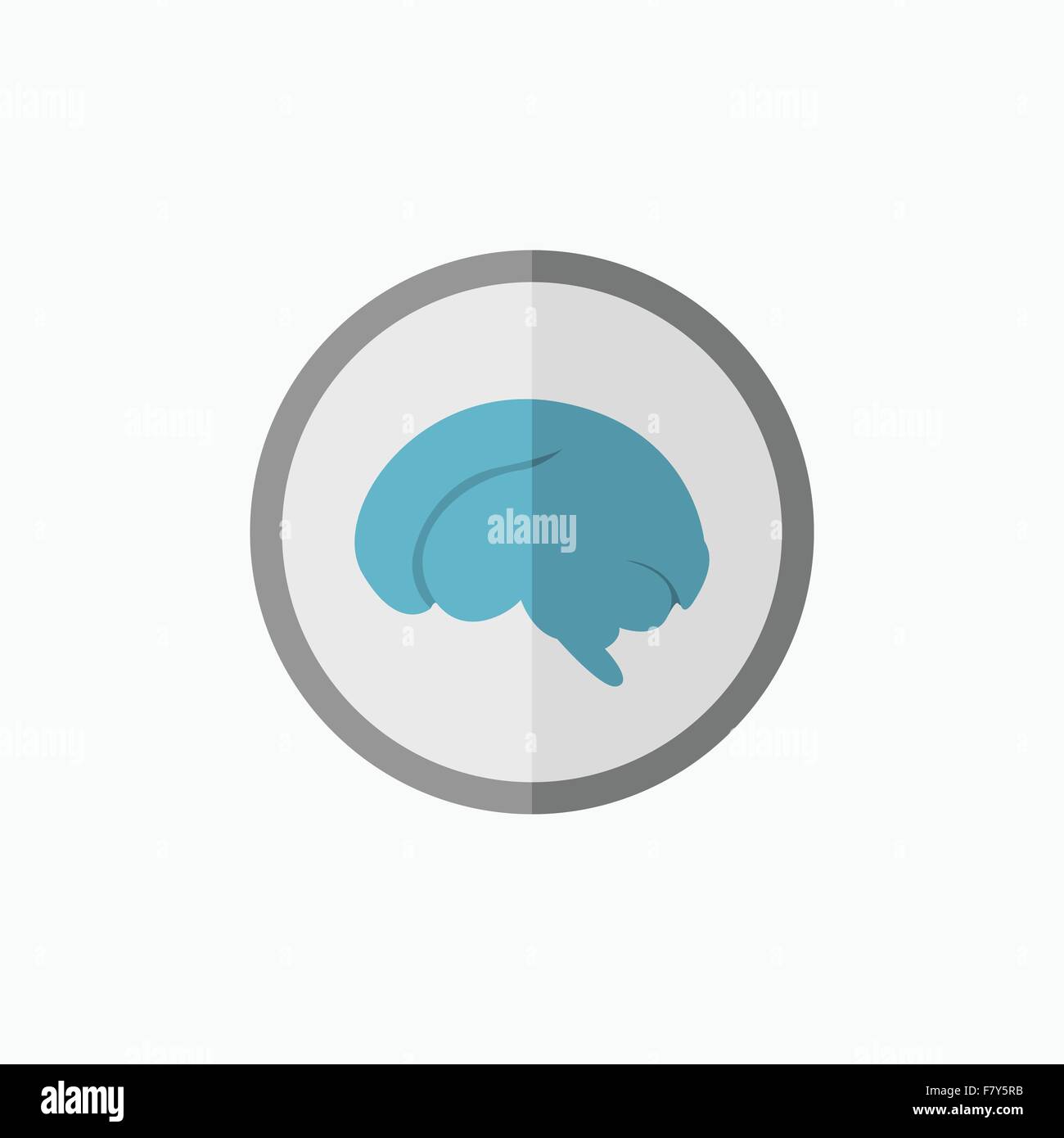 Brain icon hi-res stock photography and images - Alamy