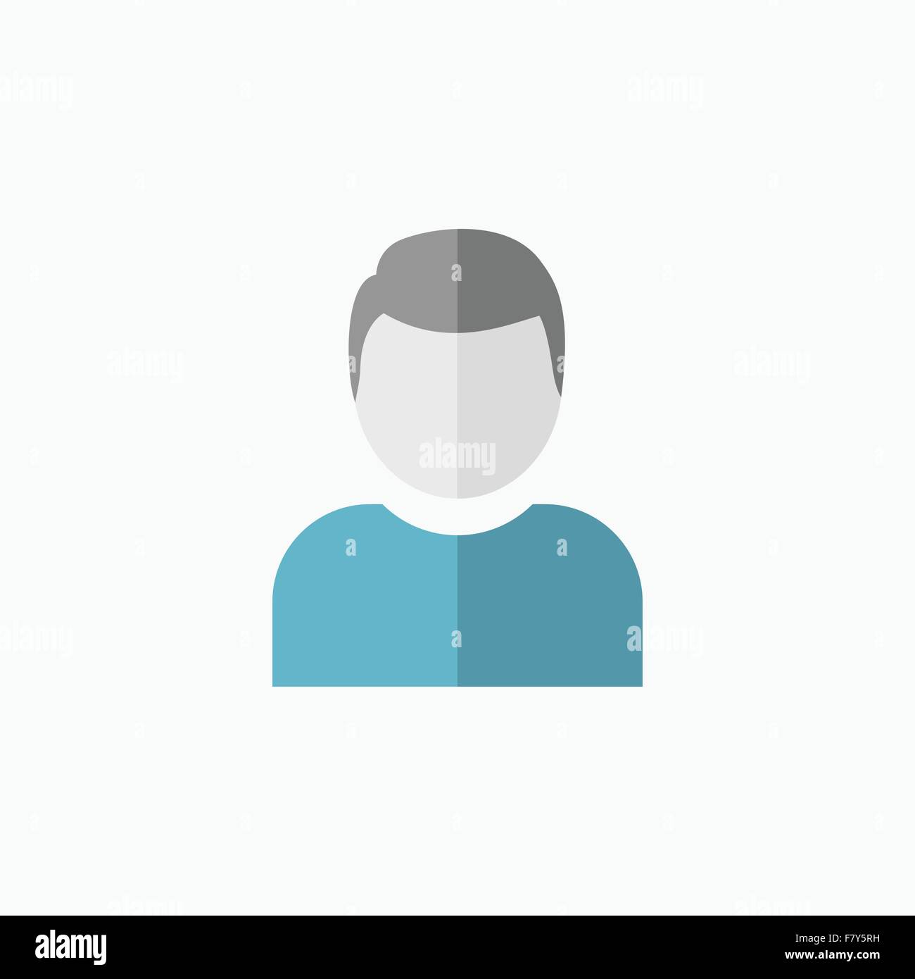 Avatar Flat Icon Stock Vector Image & Art - Alamy