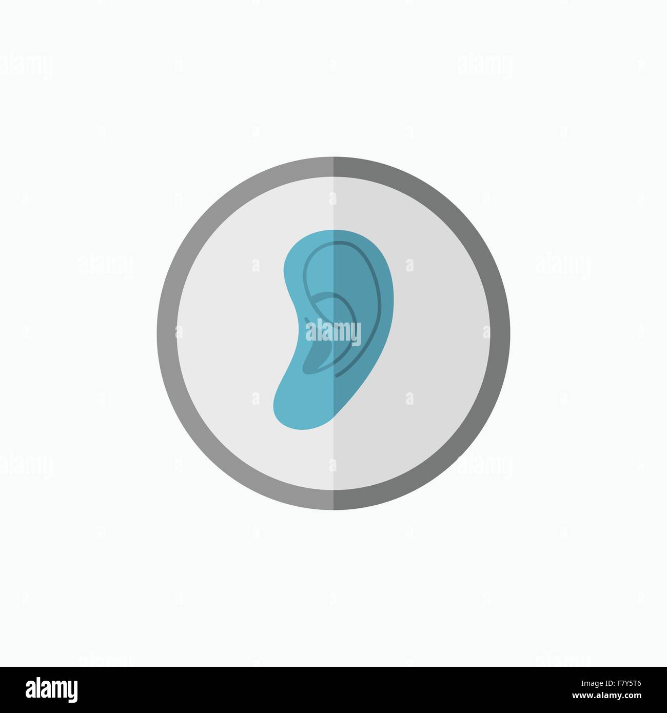 Simple ear Stock Vector Images - Alamy