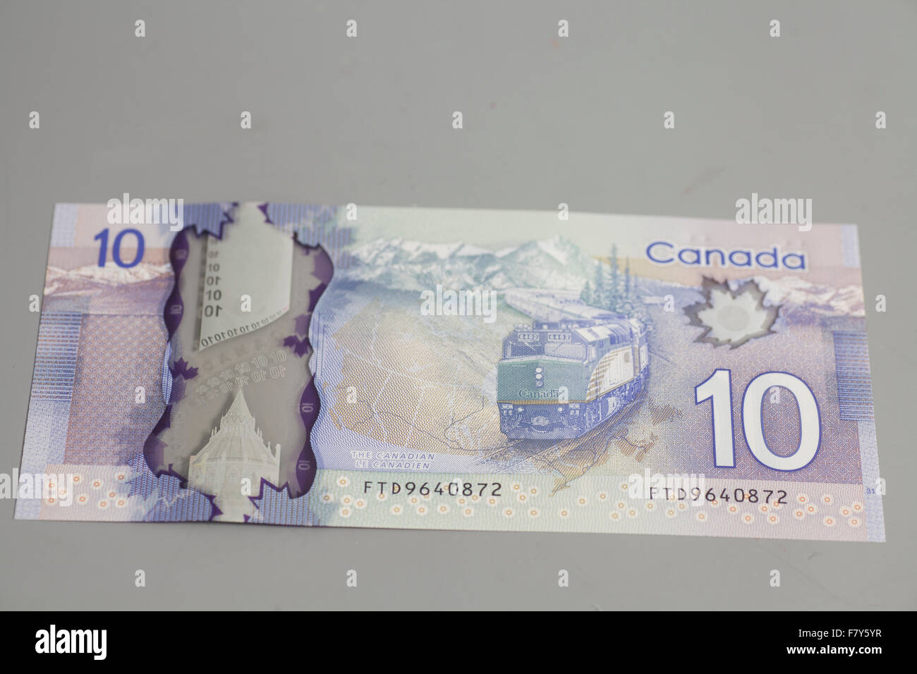 Canadian 10 dollar bill hi-res stock photography and images - Alamy