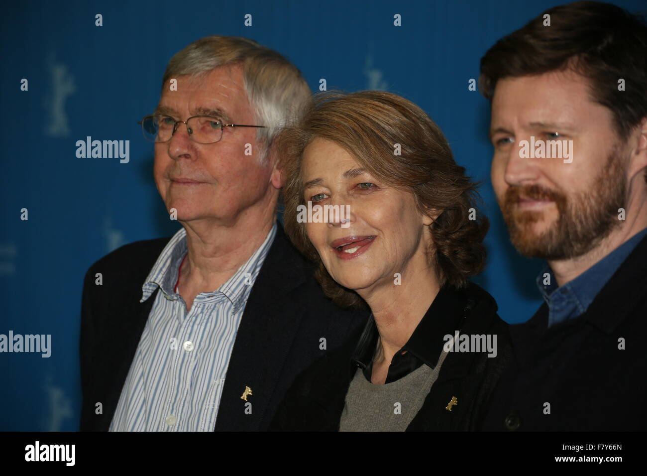 Berlin, Germany, February 6, 2015: Charlotte Rampling, Tom Courtenay ...