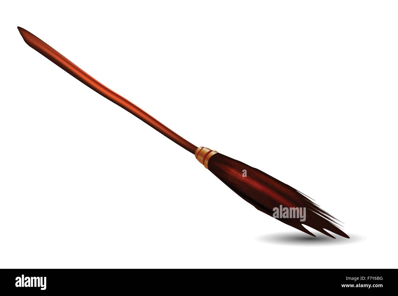 Witch and broomstick Cut Out Stock Images & Pictures - Alamy