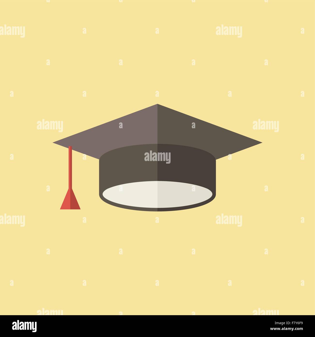 Graduation hat icon Stock Vector Images - Alamy
