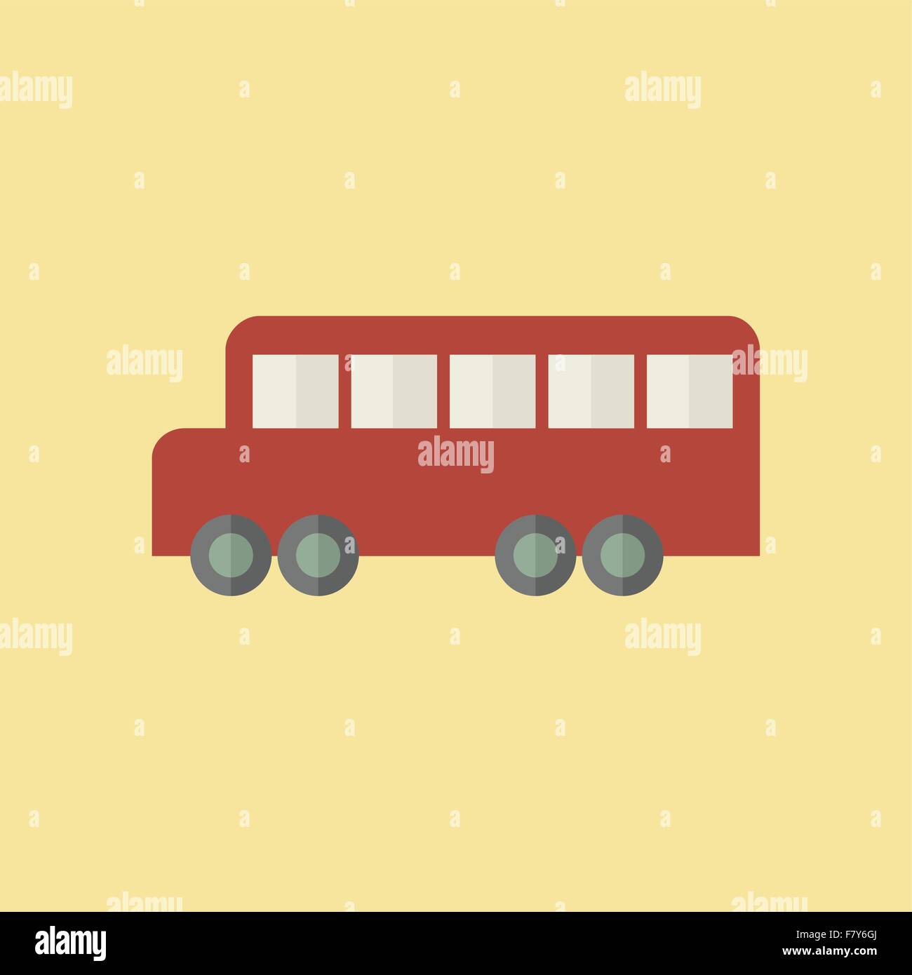 College bus Stock Vector Images - Alamy