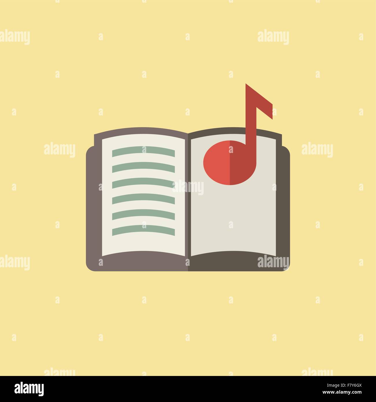 Music Book Icon Stock Vector Image & Art - Alamy