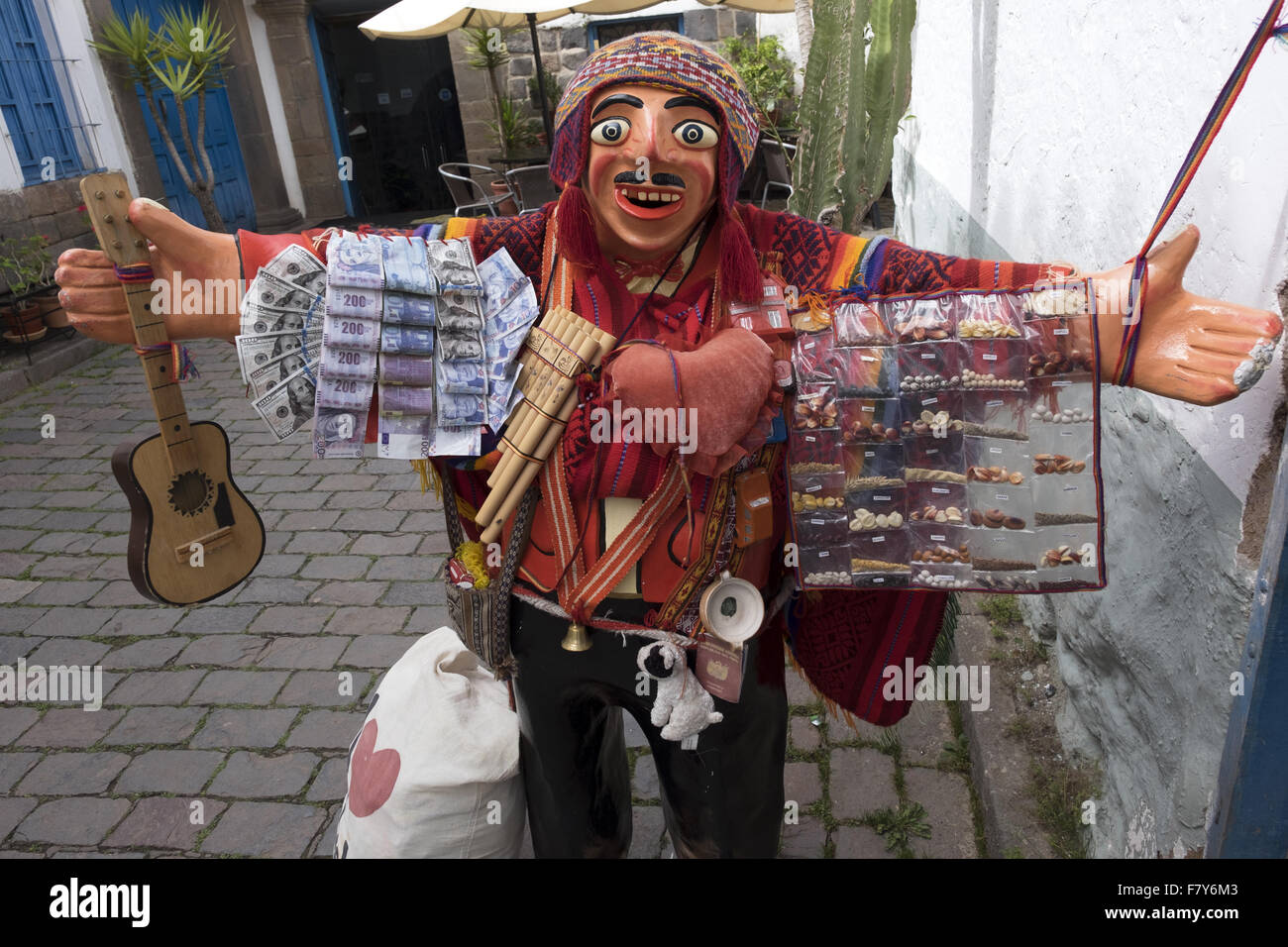 Representative figure of the Ekeko, God of Abundance in the Andean ...