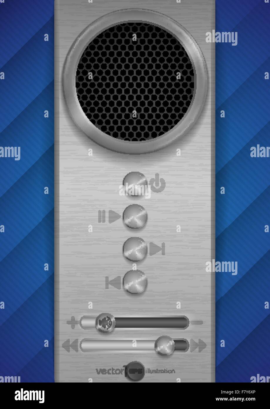 Abstract Speaker Concept Design Stock Vector Image & Art - Alamy