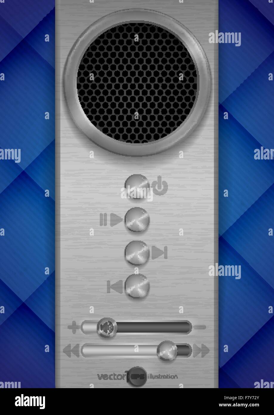 Abstract Speaker Concept Design Stock Vector Image & Art - Alamy