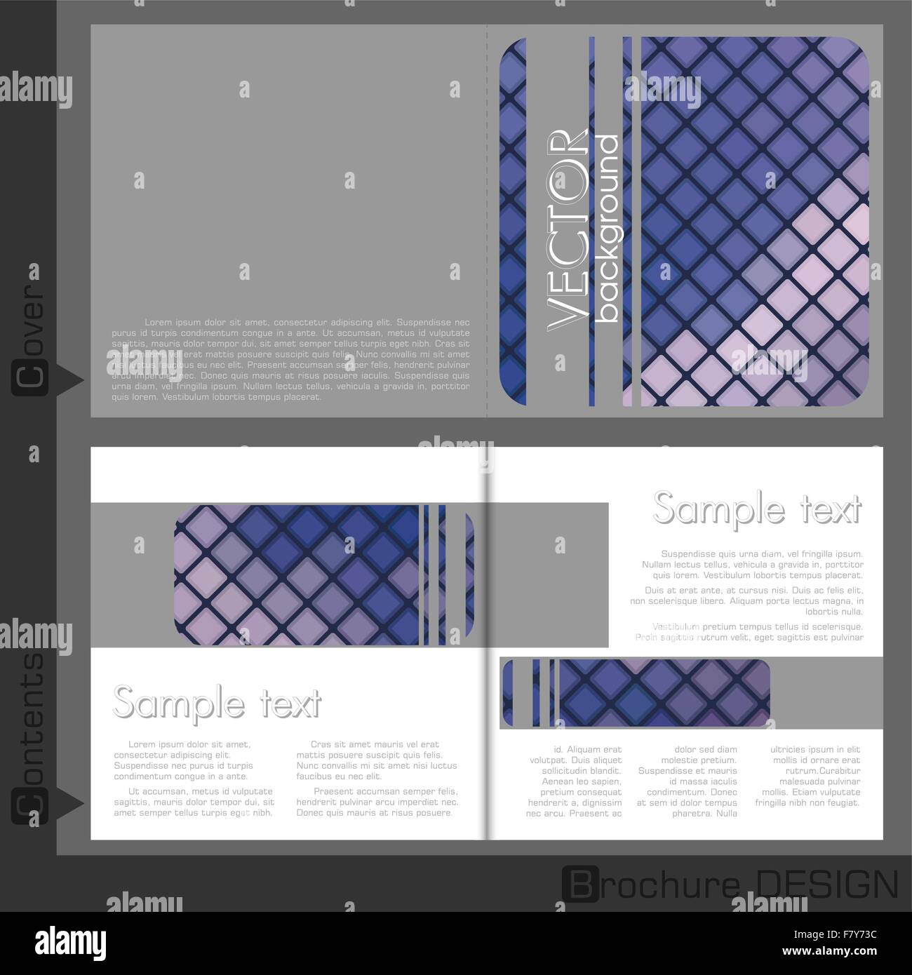 Purple folder design Stock Vector Images - Alamy