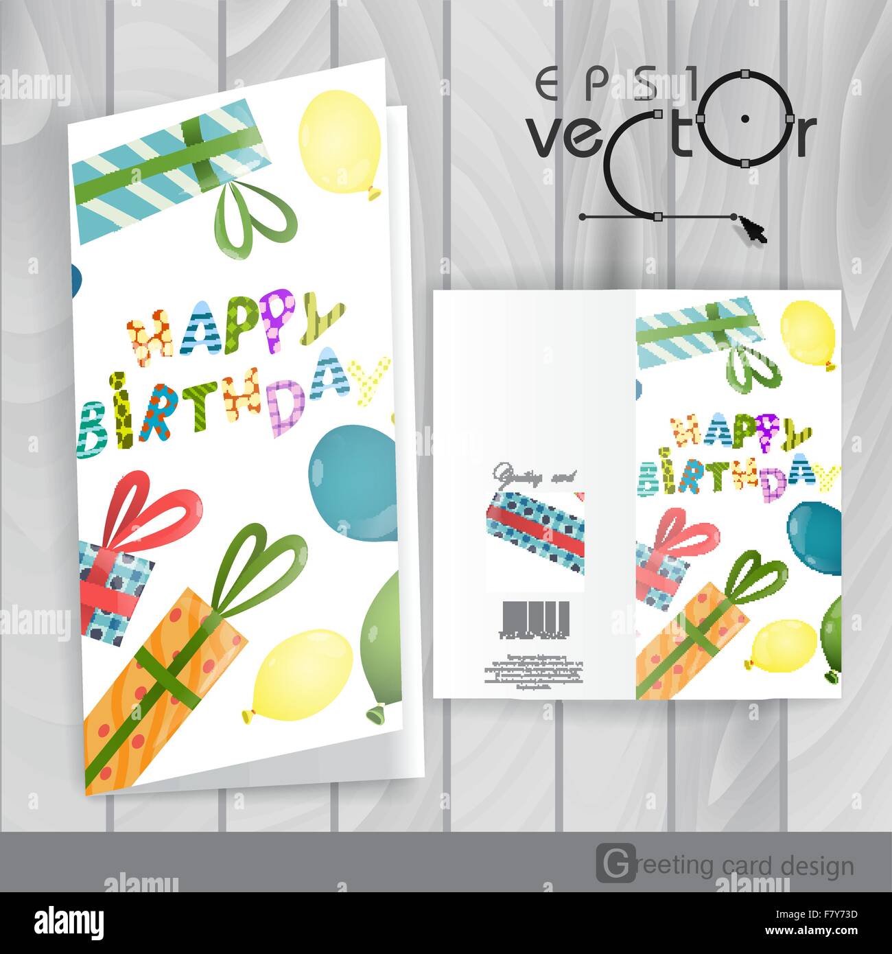 Greeting Card Design, Template Stock Vector Image & Art - Alamy