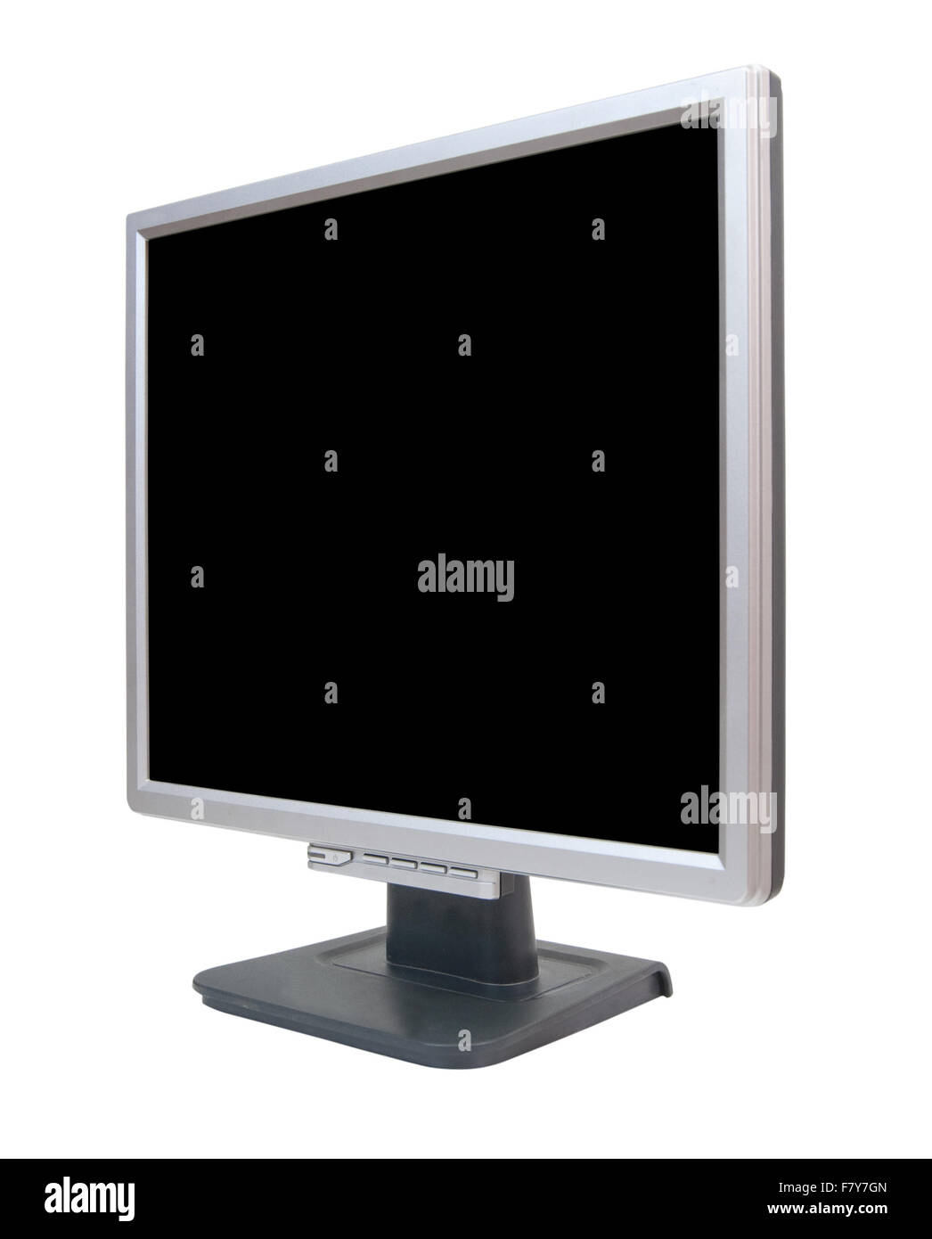LCD monitor. Isolated on white background with clipping path Stock ...