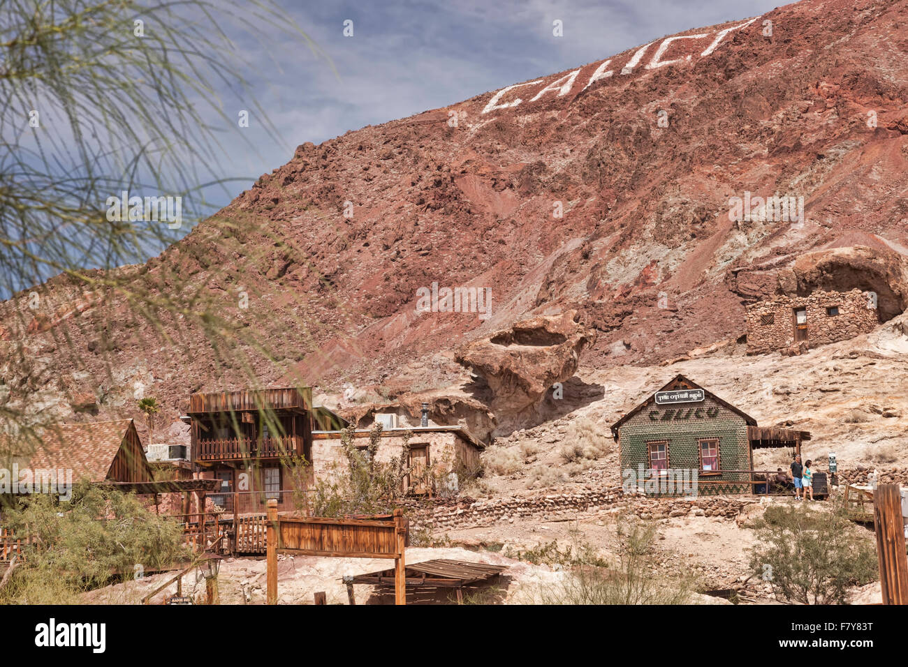 Ghost town in the Nevada desert. Historical abandoned mining town now ...