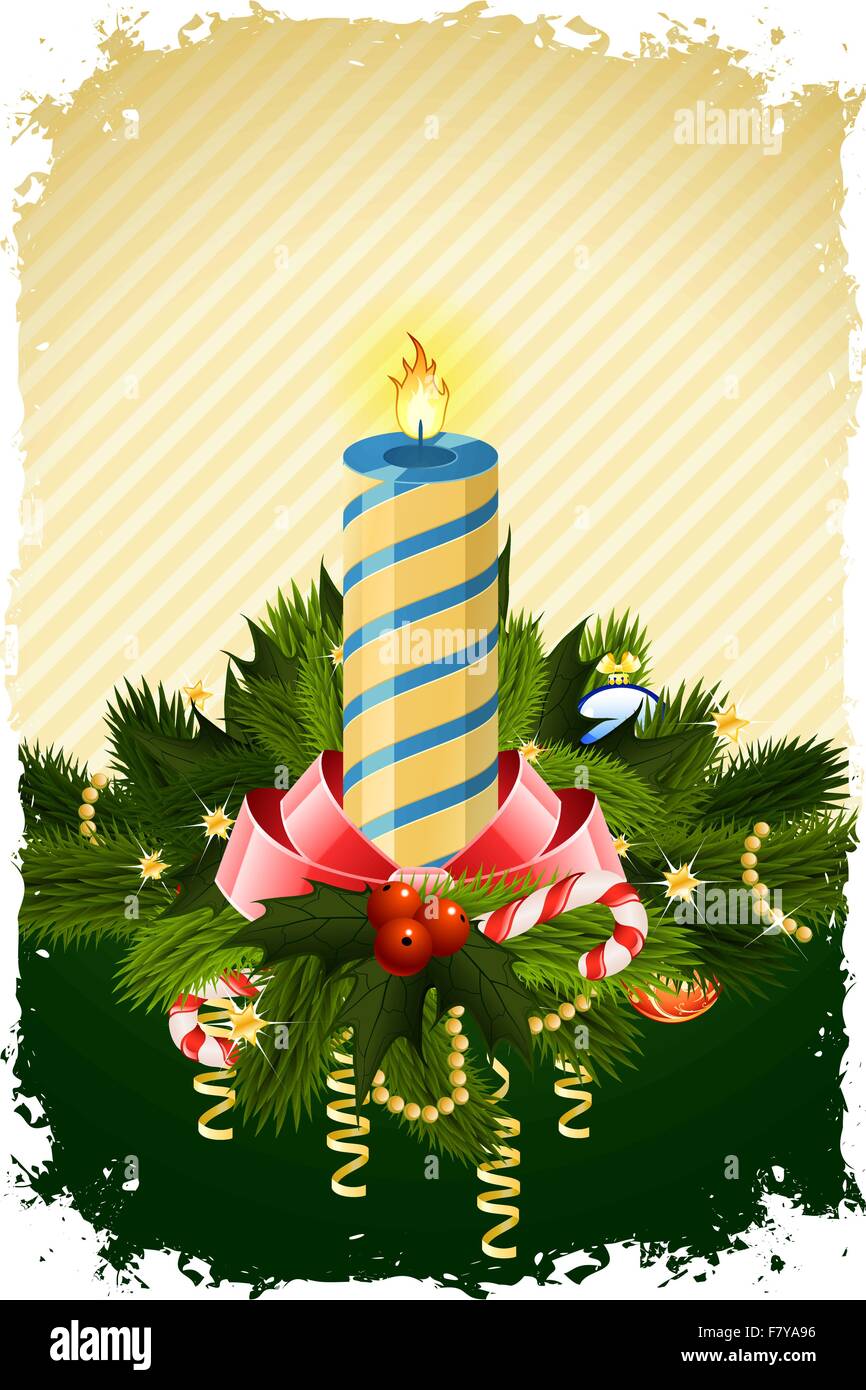 Shiny christmas tree decorations Stock Vector Images - Alamy