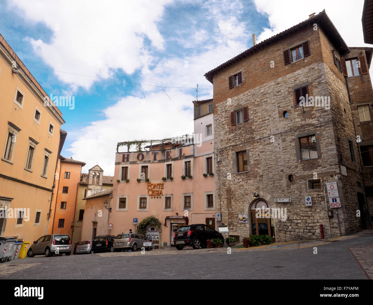 The small town of Todi - Perugia, Italy Stock Photo - Alamy