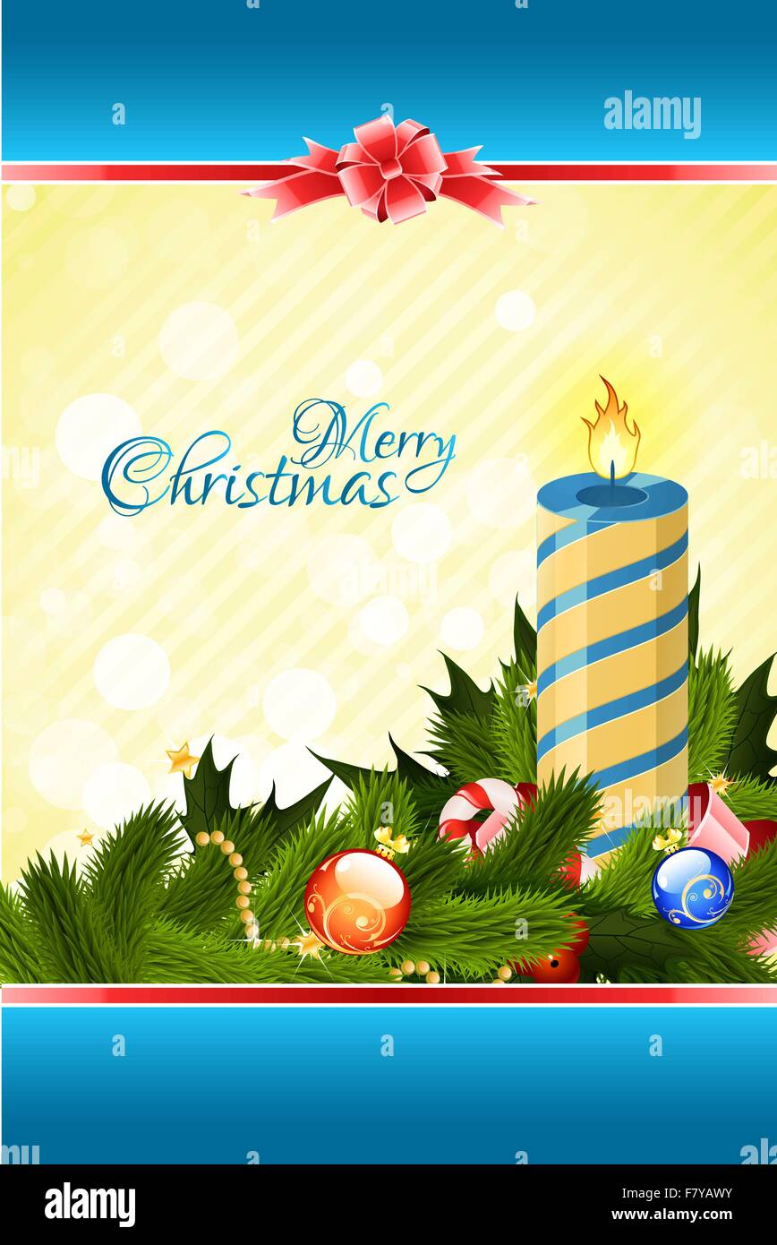 Shiny merry christmas card Stock Vector Images - Alamy