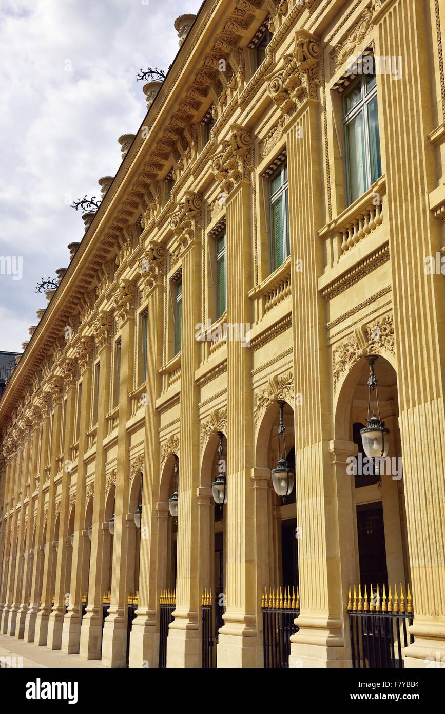 Facade of the Palais Royale, old city palace, now the constitutional ...