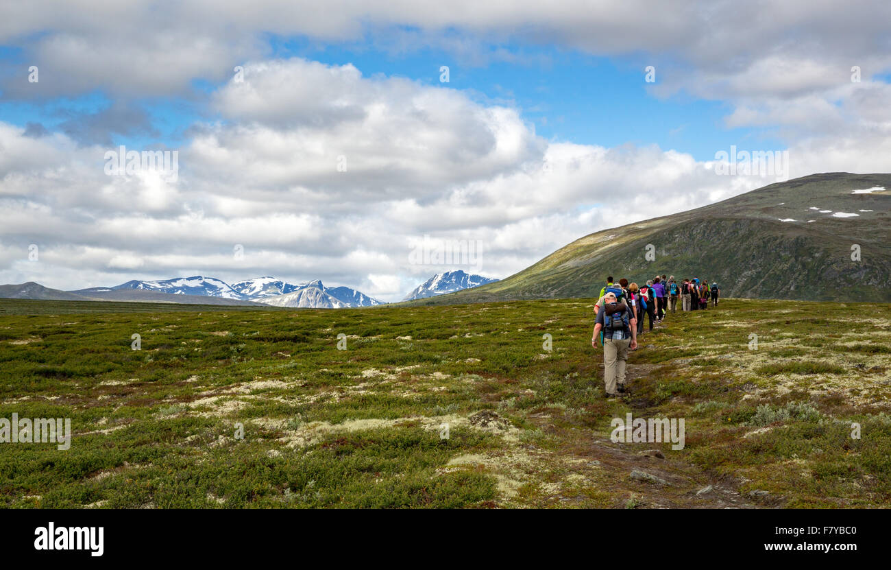 Hikers in line hi-res stock photography and images - Alamy