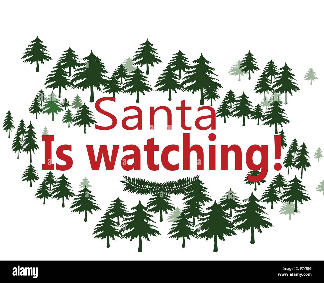 Watching the tree Stock Vector Images - Alamy