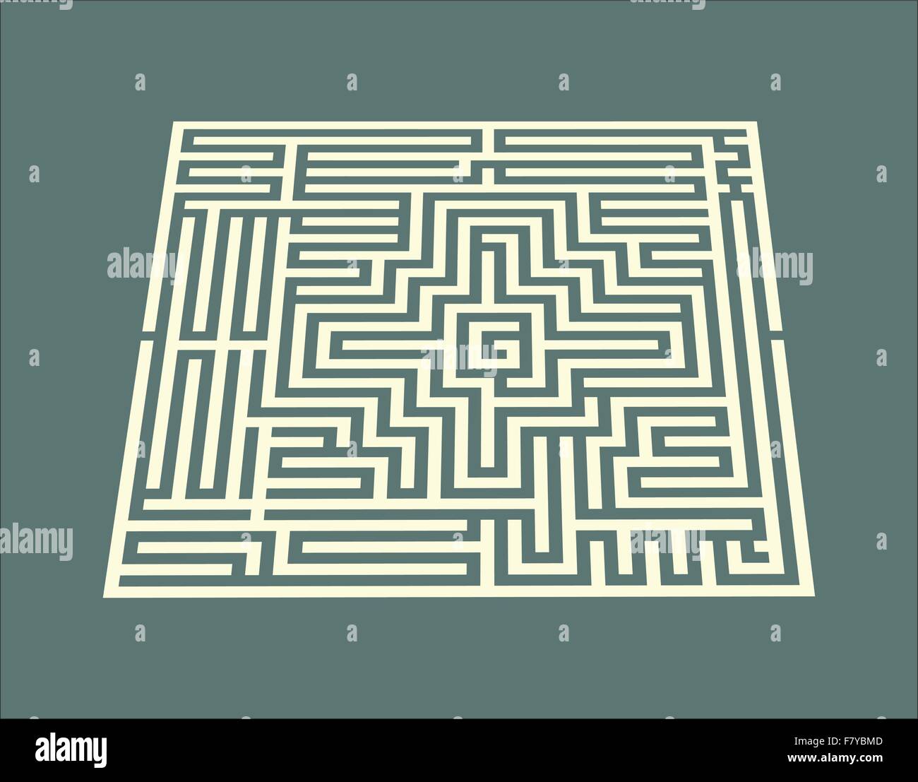 Yellow labyrinth on dark background Stock Vector Image & Art - Alamy