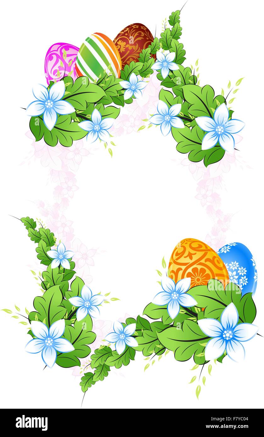Painted flower decoration Stock Vector Images - Alamy