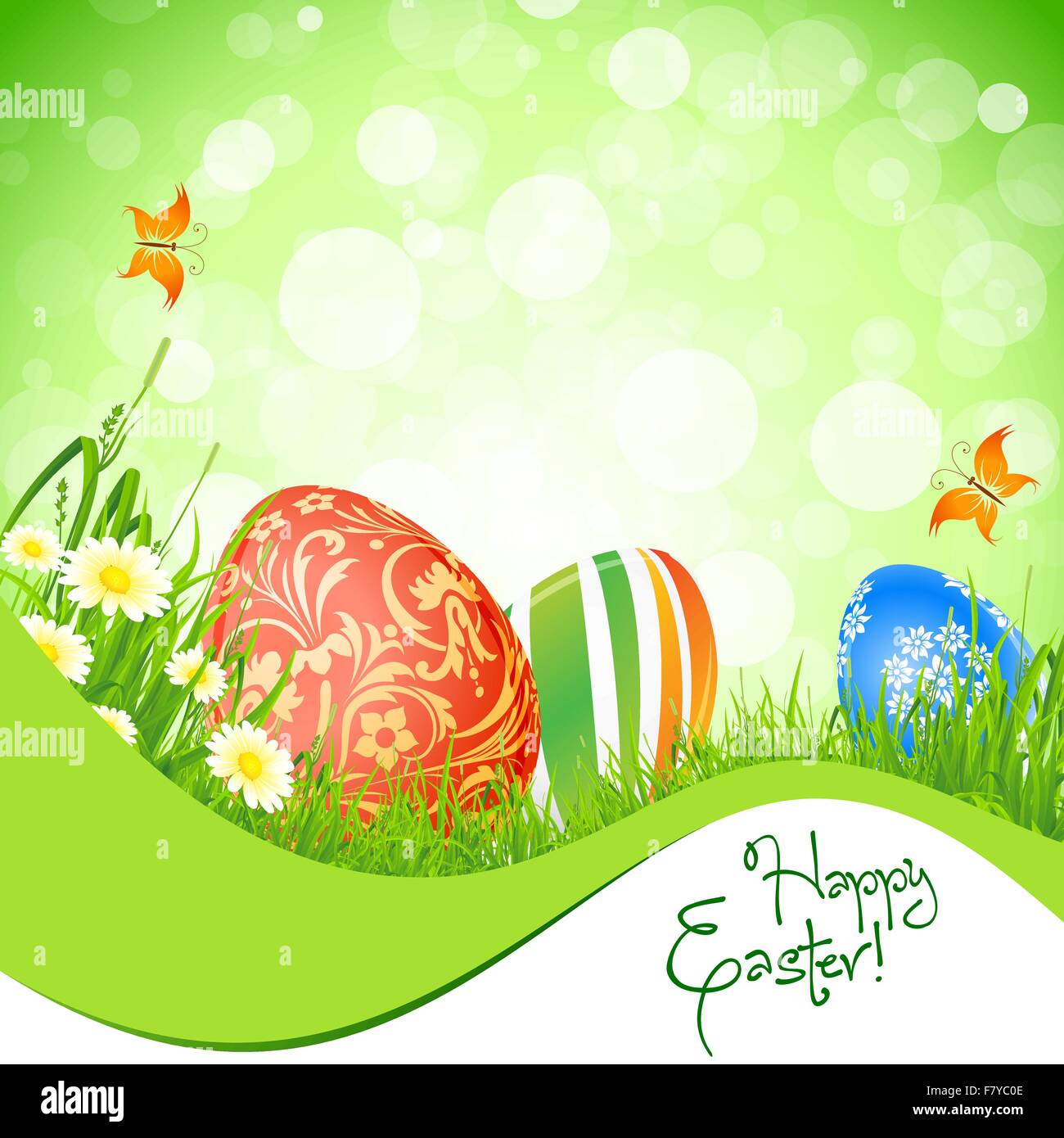 Beautiful Easter Background Stock Vector Image & Art - Alamy