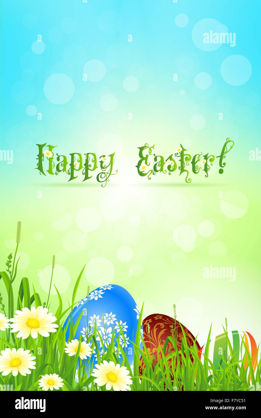 Beautiful Easter Background Stock Vector Image & Art - Alamy