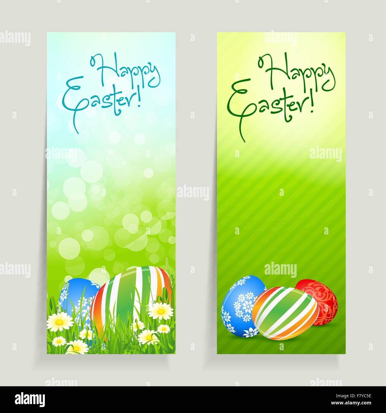 Traditional easter eggs blossom Stock Vector Images - Alamy