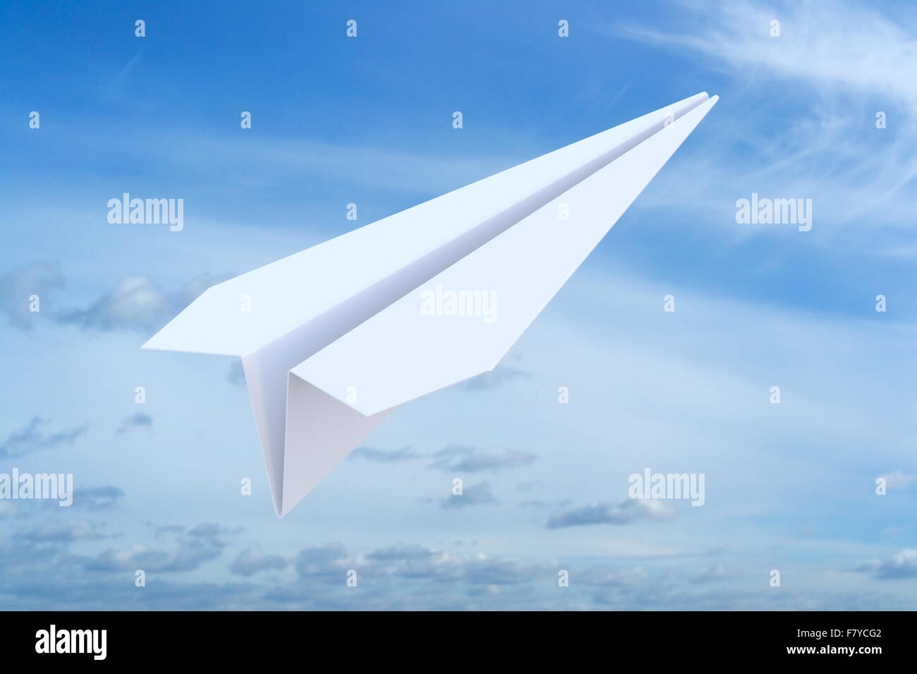 Airplane of paper sheet hi-res stock photography and images - Alamy