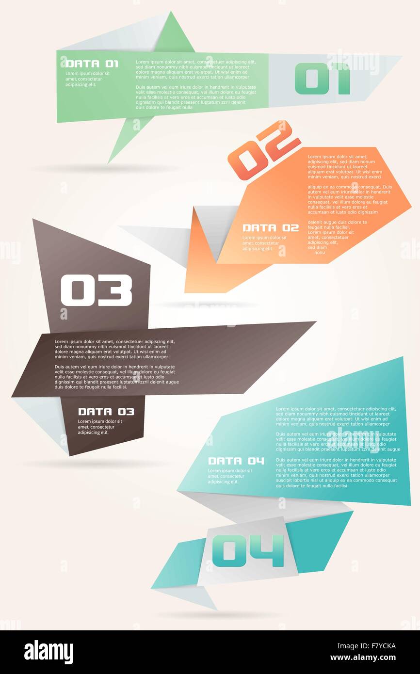 Origami Style Options Banner Stock Vector Image & Art - Alamy