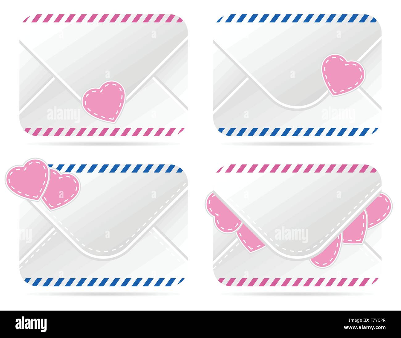 Valentines day letter love Stock Vector Images - Alamy