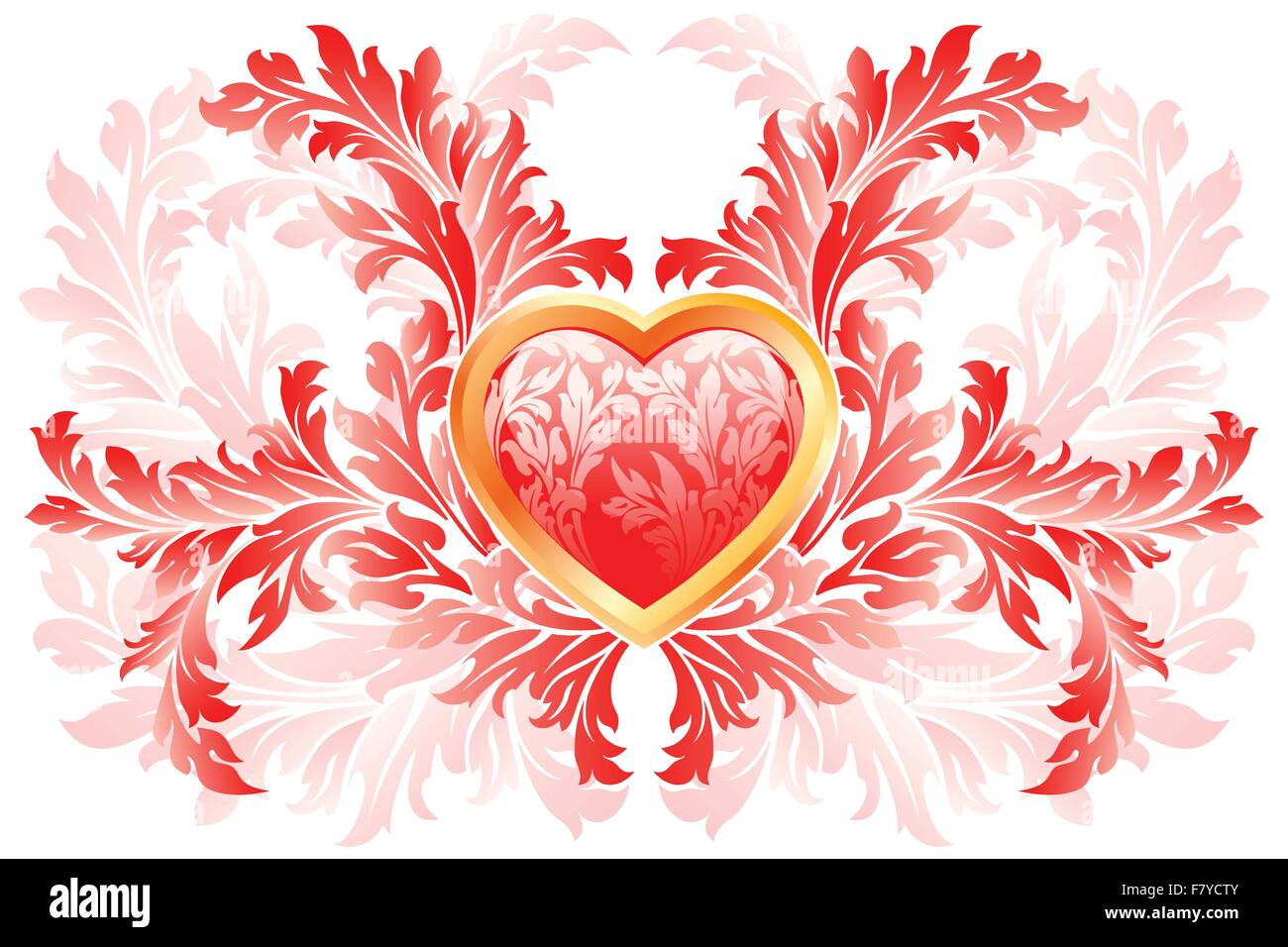 Valentine's day Heart Stock Vector Image & Art - Alamy