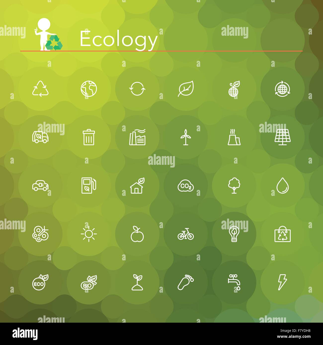 Recycling line icon Stock Vector Images - Alamy