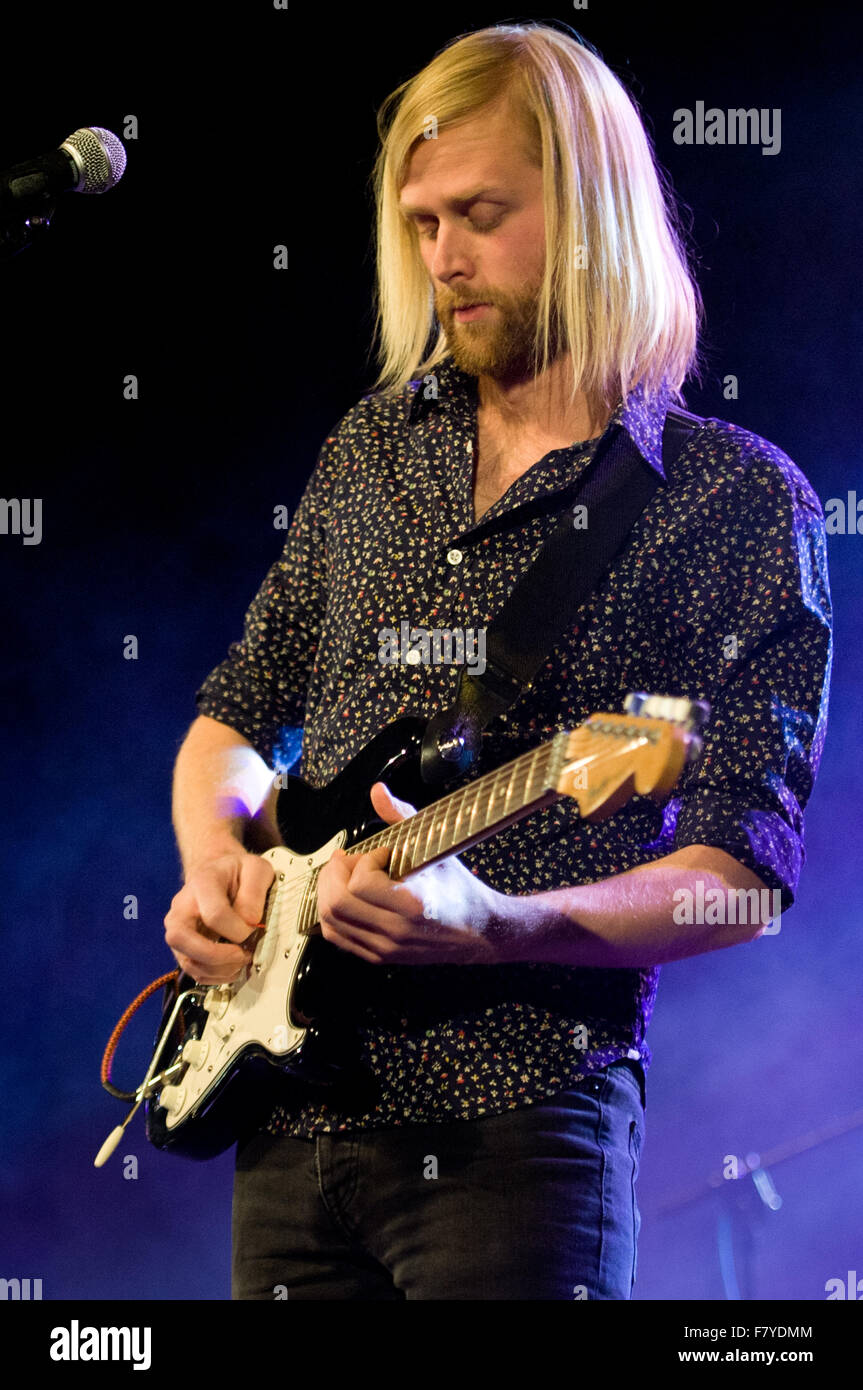Belchatow, Poland. 3rd December, 2015. Luke Oldfield performs with ...