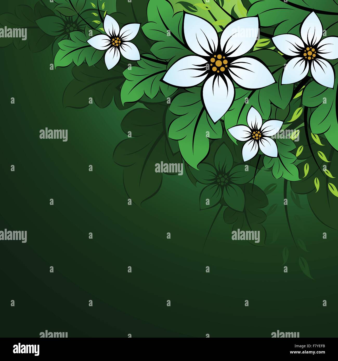Natural floral background Stock Vector Image & Art - Alamy